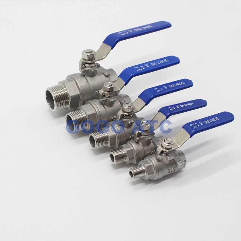 GOGOATC Type Twee kogelkraan rvs DN8/DN10 1/4 3/8 ... – Vicedeal