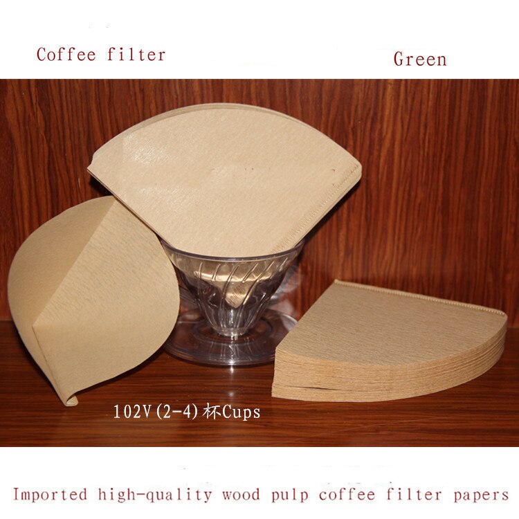 V02 Houtpulp Koffie Filter Papier/Drip Koffiezetap... – Vicedeal