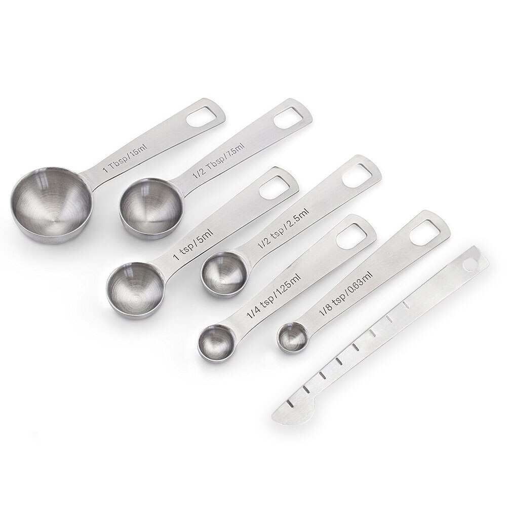 7pcs Cooking Set Stainless Steel Teaspoon Liquid I... – Vicedeal