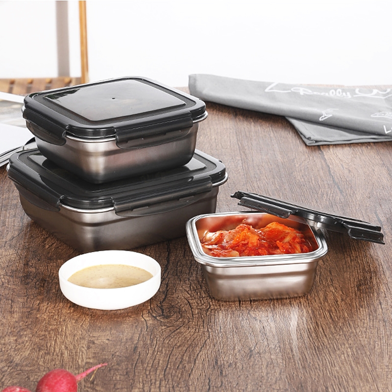 304 Stainless Steel Lunch Box Japanese Bento Food ... – Vicedeal