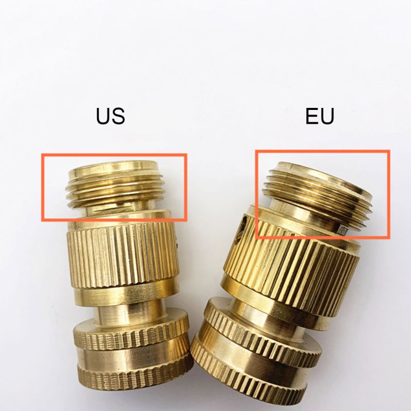 Quick Connect 3/4 inch Hose Connector Brass Easy F... – Grandado