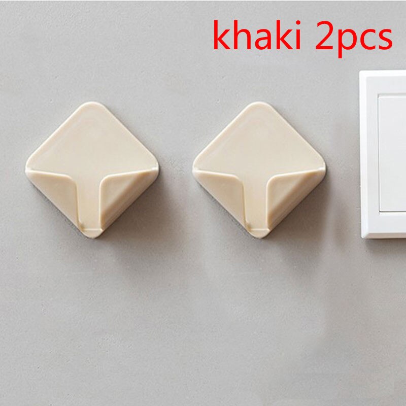 2Pcs Nail Free Storage Hooks Power Cord Storage Ra... – Grandado