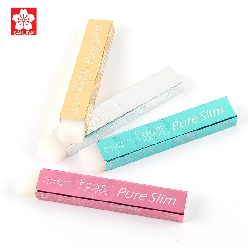 SAKURA Pure Slim Radiergummi 4 Farben Kawaii Radie... – Vicedeal