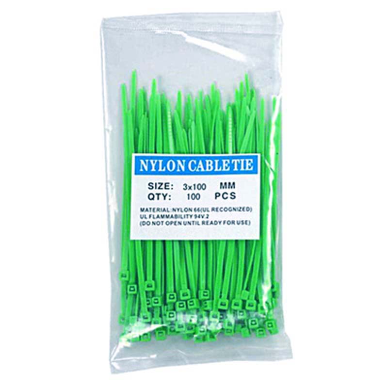 100PCS Emulational Green Cable Ties Zip Tie Wraps ... – Grandado