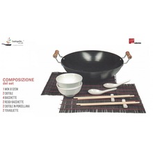 Home Collection Wok Set 13 PCs Carbon Stahl (eisen... – Vicedeal