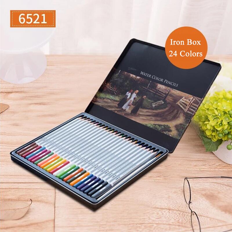 24/36/48/72 Colors Water-Soluble Color Pencil Colo... – Grandado