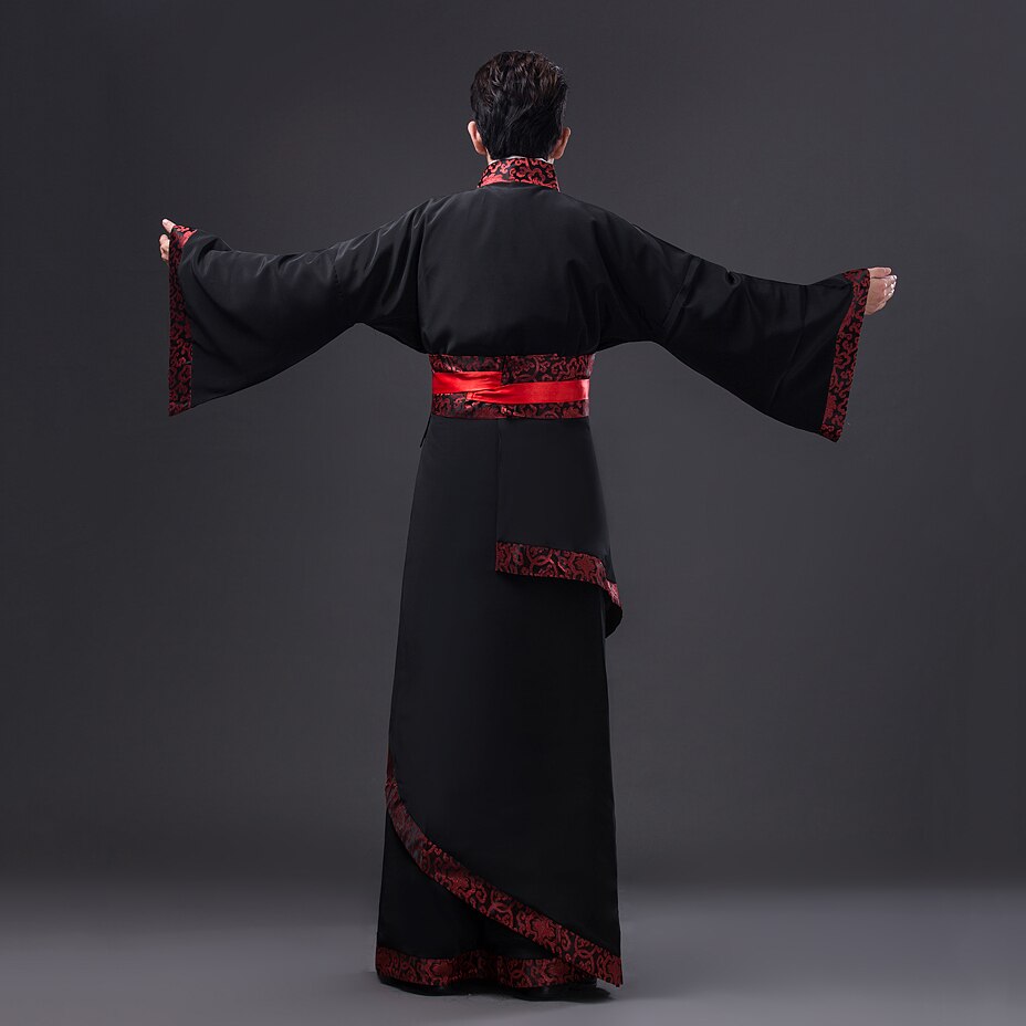 Ancient Chinese Mens Dance Stage Performance Outfi... – Vicedeal