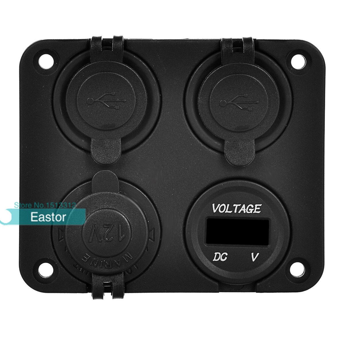 Dual USB Charger + LED Voltmeter + 12V Power Socke... – Vicedeal