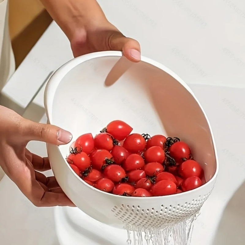 2-In-1 Rice Strainer, Beans Washer Strainers and C... – Grandado