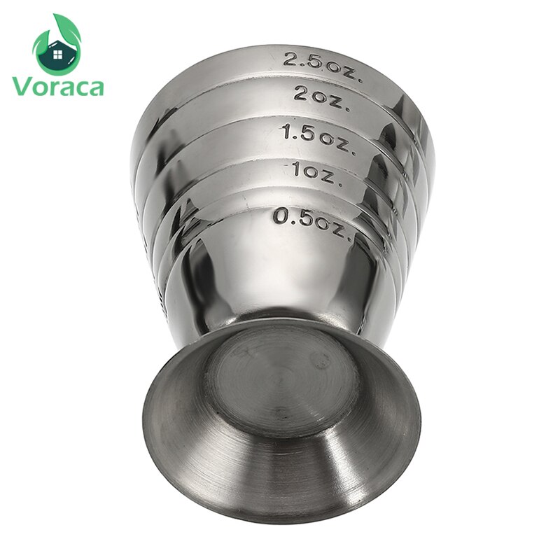Stainless Steel Measure Cup 75ml 3 In 1 Cocktail T... – Grandado