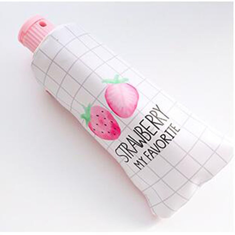 Kawaii Pencil Case Strawberry Toothpaste PU Case w... – Grandado
