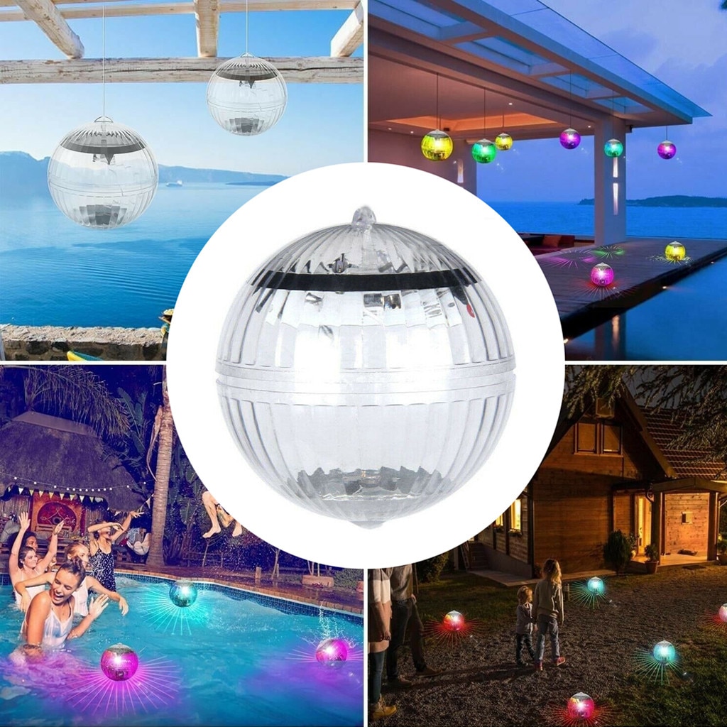 Outdoor Solar Powered Floating Underwater Ball Lam... – Vicedeal