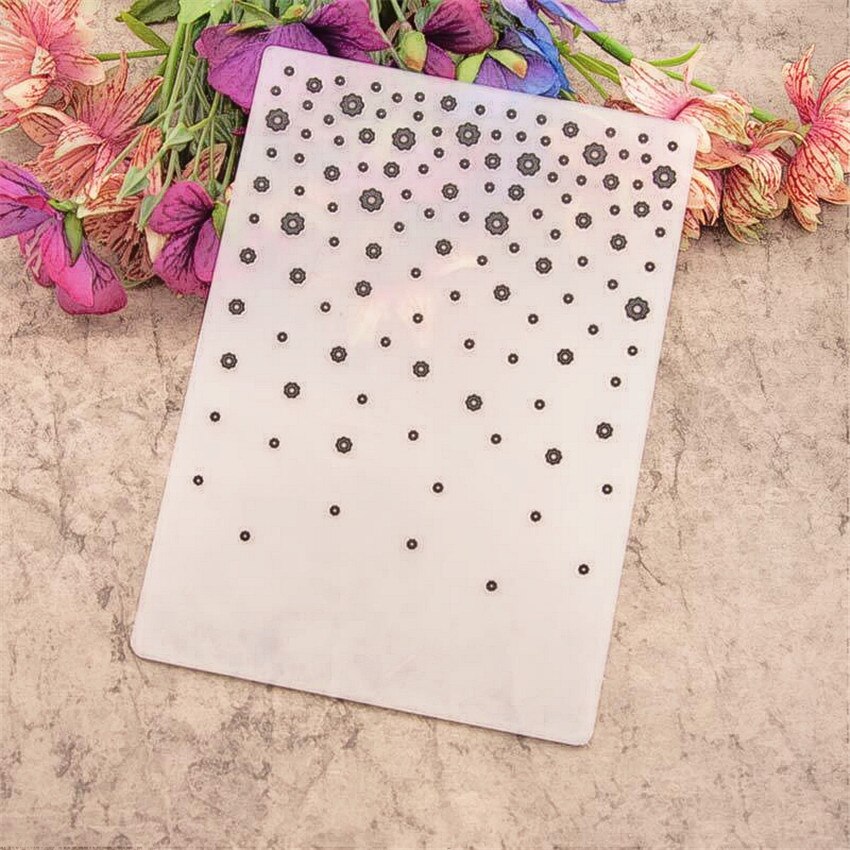 10.5x14.8cm raindrops Embossing folders Plastic bu... – Grandado