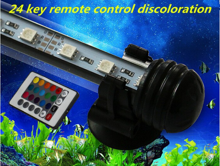 Rgb led akvarium låda ficklampa vatten gräs lampa ... – Grandado