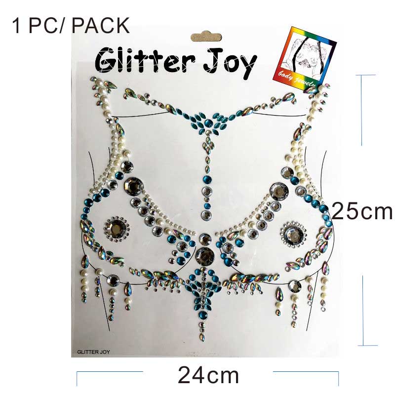 CLJ04 1Pc Big Carnival Style Bra Breast Pasties Ch... – Vicedeal