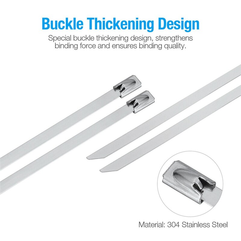 100PCS Sealing Strip Wire 304 Stainless Steel Self... – Grandado