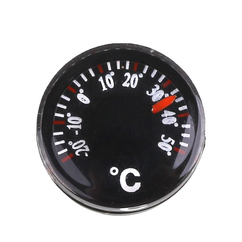 Mini Thermometer Plastic Pointer Round Degrees Indoor and Outdoor ...