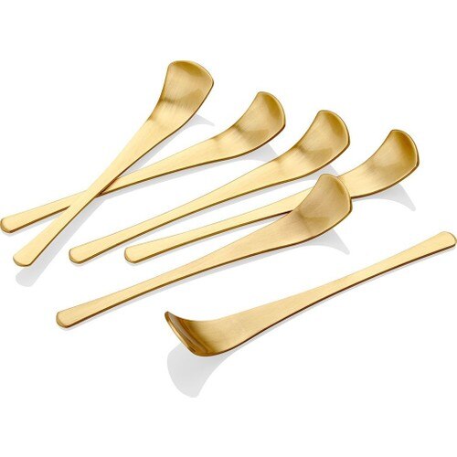Collection of Istanbul 6 Pieces Tea Spoon Matte Go... – Vicedeal