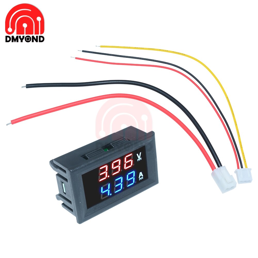 Dc 100v 10a Digital Mini Voltmeter Ammeter Panel V Grandado