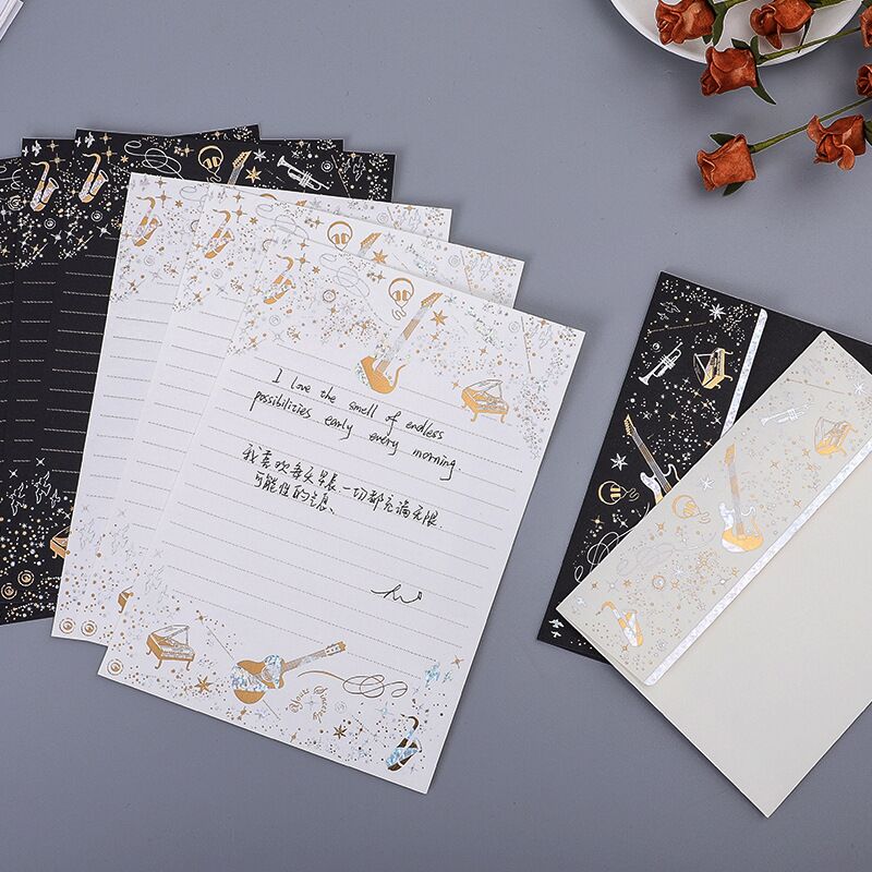 MINKYS 2set/lot Vintage Envelope Letter Papers Set... – Vicedeal