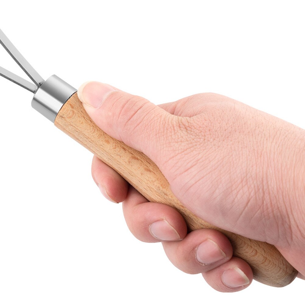 Home Non-slip Wooden Handle Stainless Steel Coconu... – Vicedeal