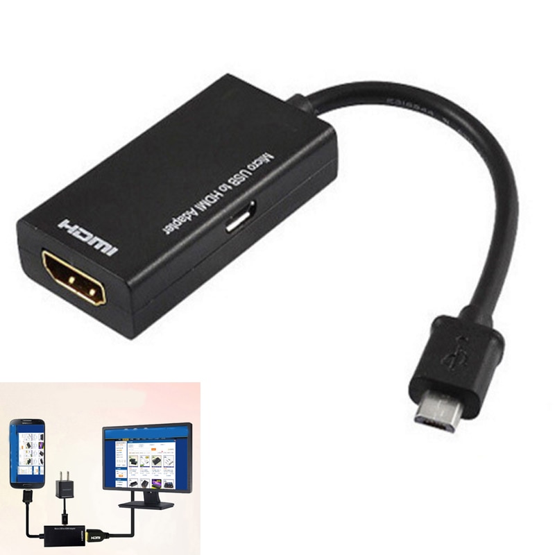 Hoge Prestaties Micro Hdmi Usb Naar Hdmi Hdtv Adap... – Grandado