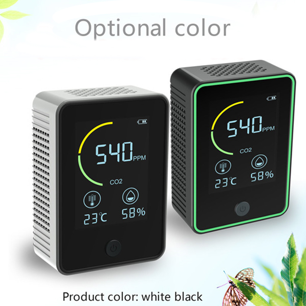 1Pc Luchtkwaliteit Monitor Real Time 1200Mah CO2 M... – Grandado