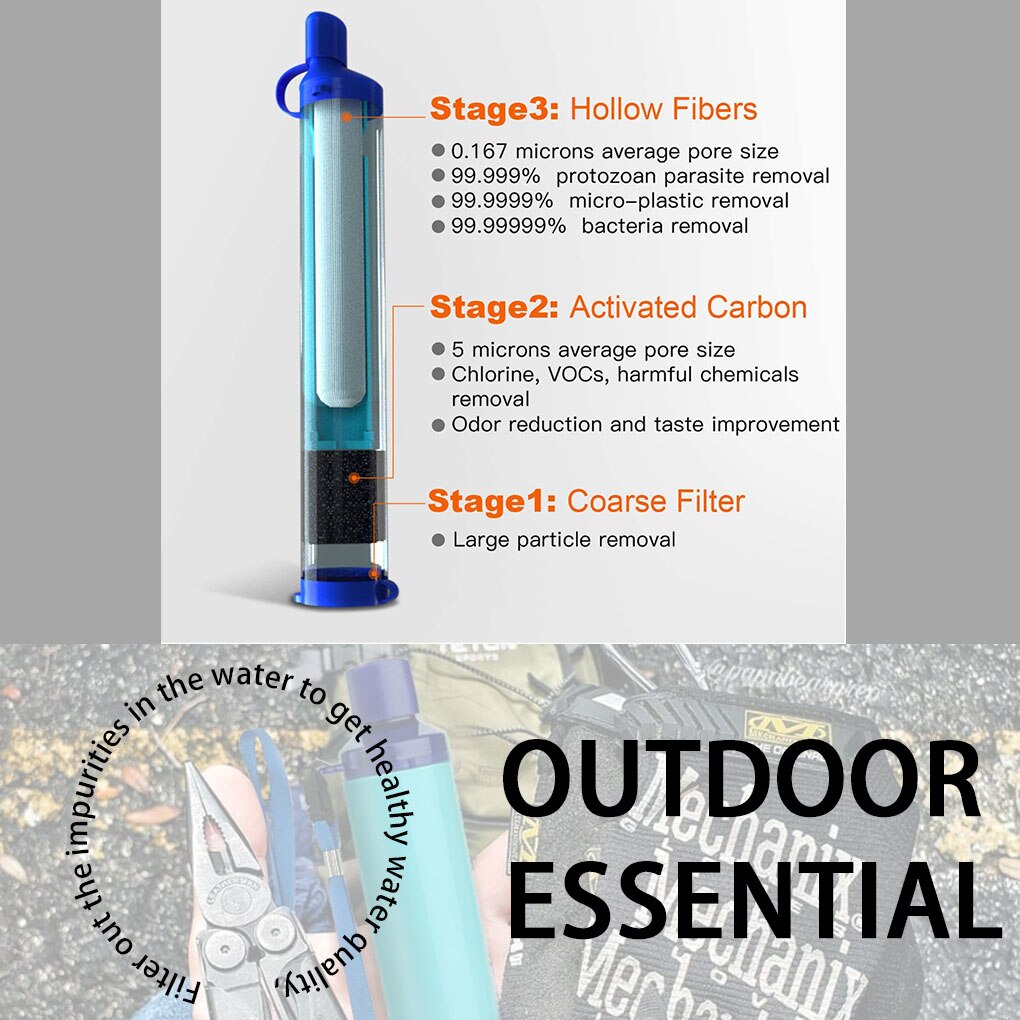 Water Purifier Outdoor Hiking Camping Lake River P... – Vicedeal