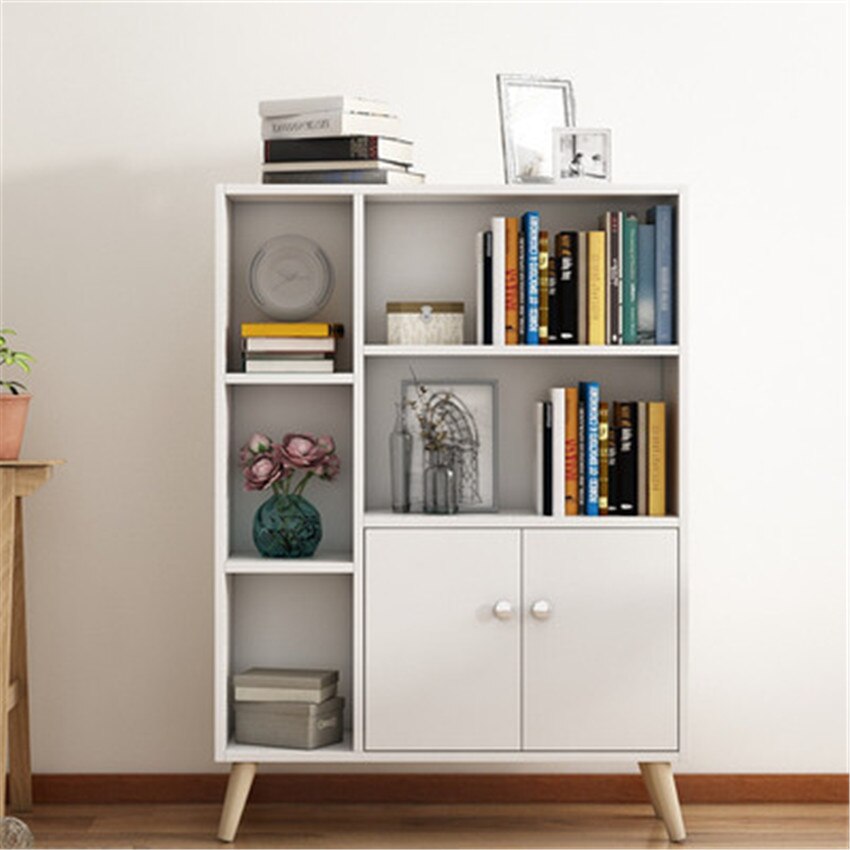 Modern Simple Bookcase Nordic Style Indoor Floor S... – Grandado