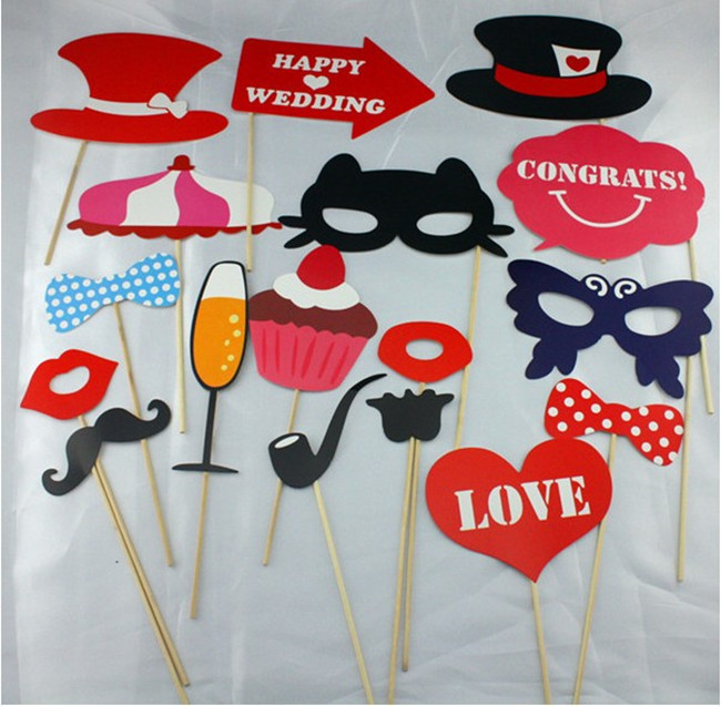 31pcs/lot cat glass Wedding Photo Booth Props Part... – Grandado