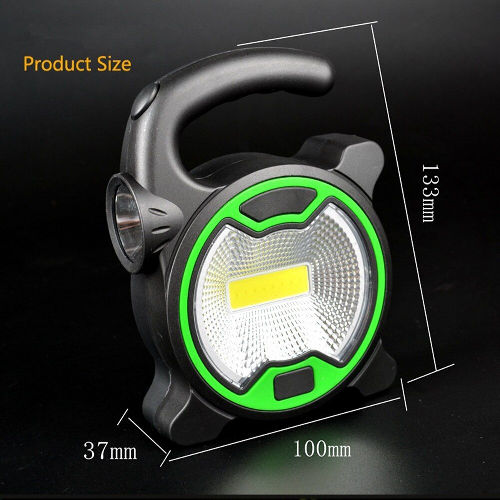 COB Work Lamp LED Camping Portable Lantern Light W... – Grandado