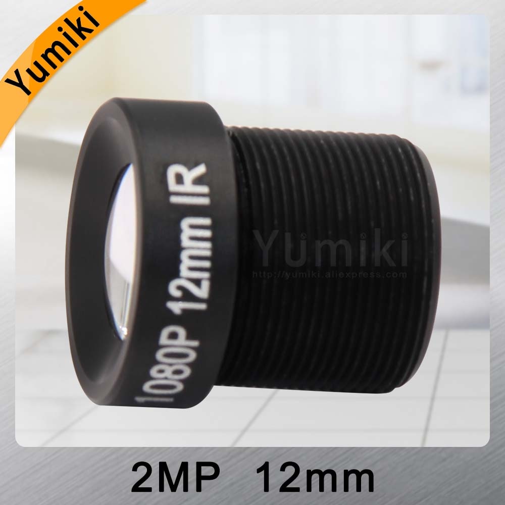 Yumiki CCTV lens F2.0 M12 * 0.5 12mm 25 graden CCT... – Vicedeal