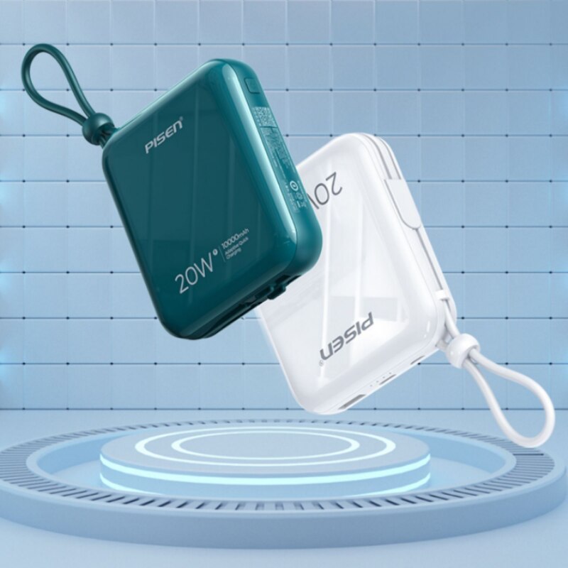 Pisen 20W mobile power bank 10000mAh Built-in doub... – Vicedeal