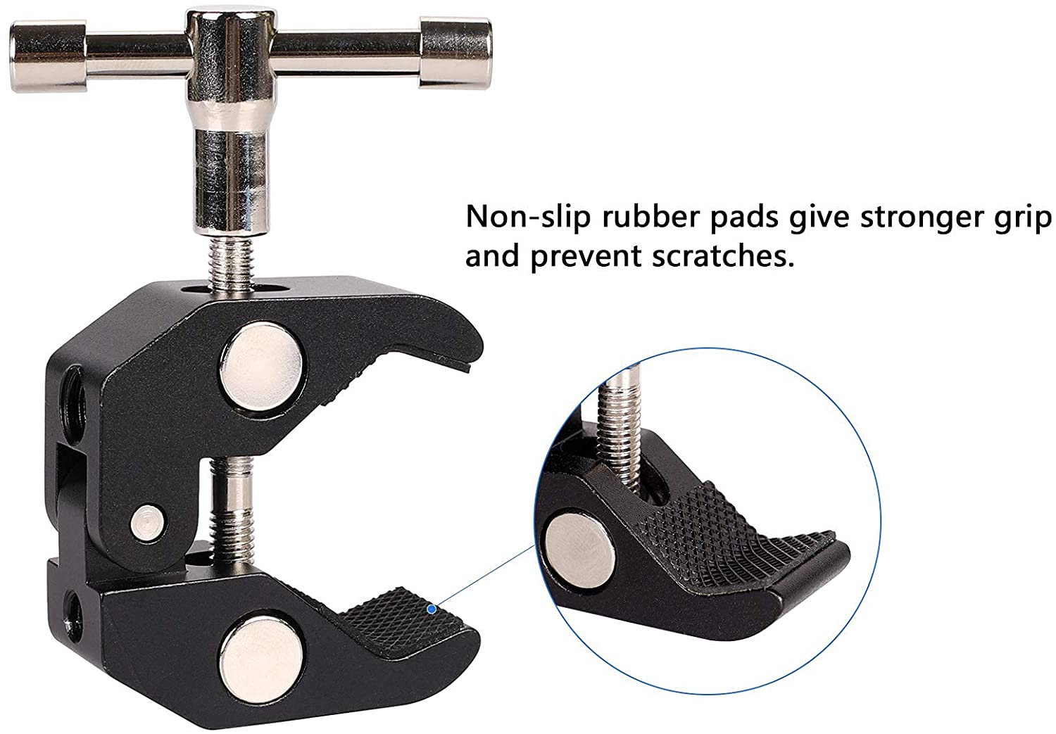 3Pack Super Clamp with 1/4 and 3/8 Thread Camera C... – Grandado