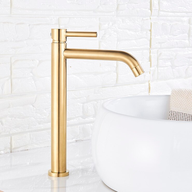 Senlesen Tall Bath Sink Faucet Bathroom Slim and C... – Grandado