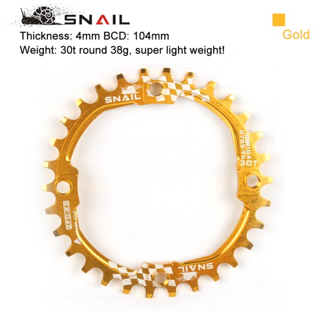 Snail Positive And Negative Teeth Single Disc 30T ... – Vicedeal