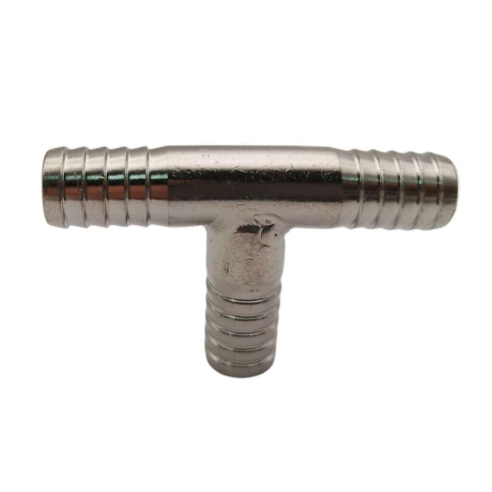 FOOD GRADE STAINLESS STEEL 5/16" BARB T TEE HOSE 8... – Vicedeal