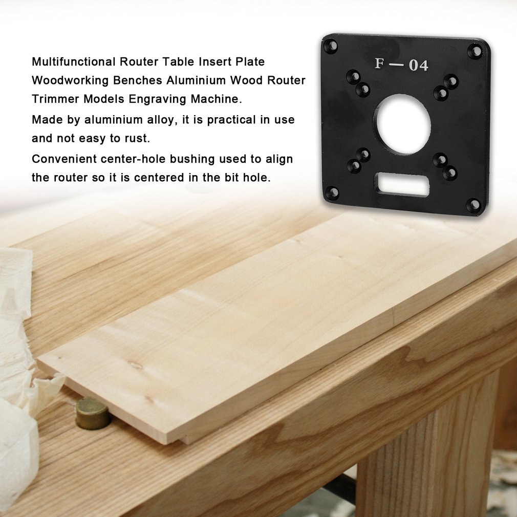 Multifunctional Aluminum Router Table Insert Plate... – Grandado