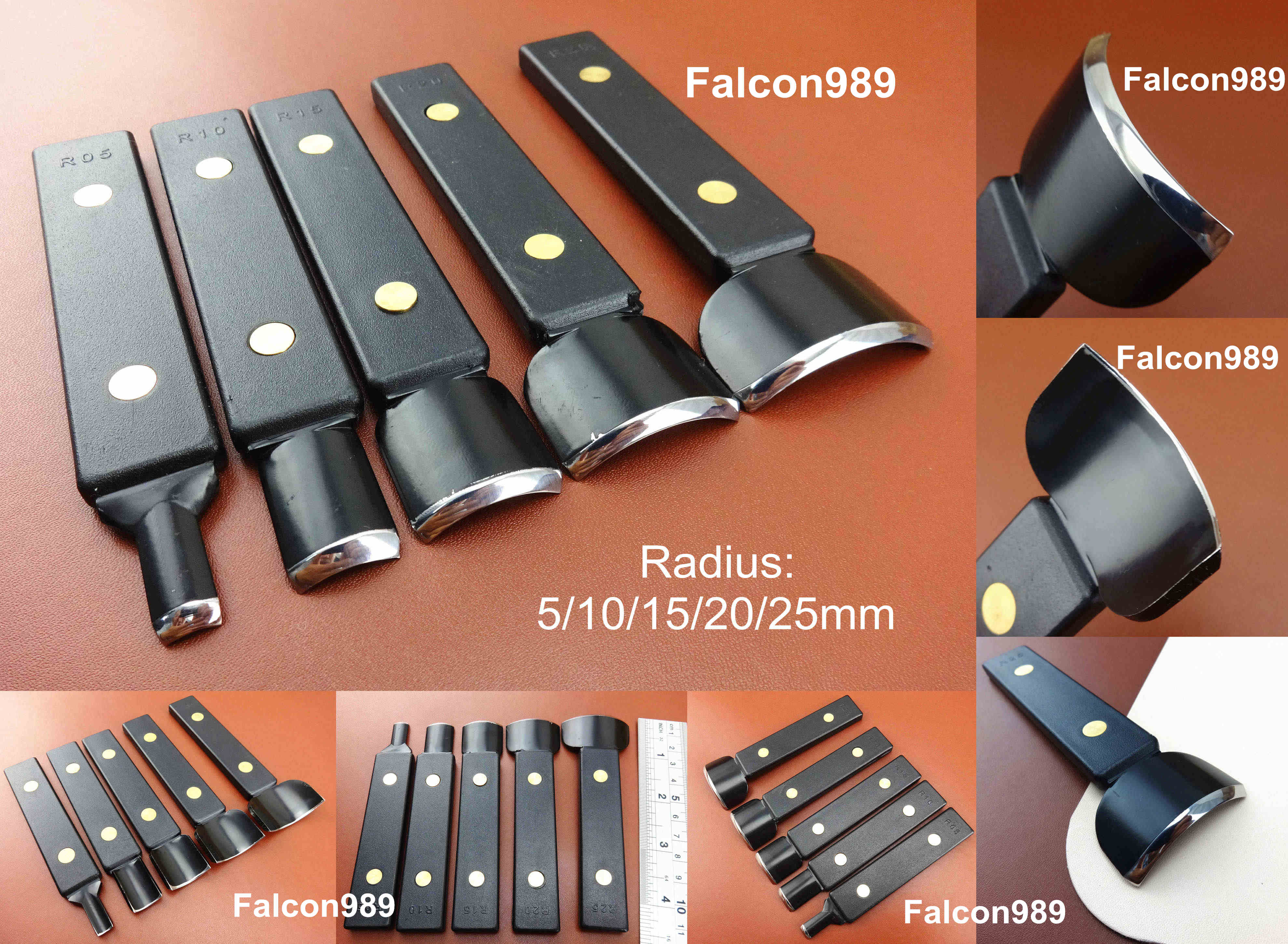 18 Kinds Leather Craft Half Round U V Point Belt ... – Grandado