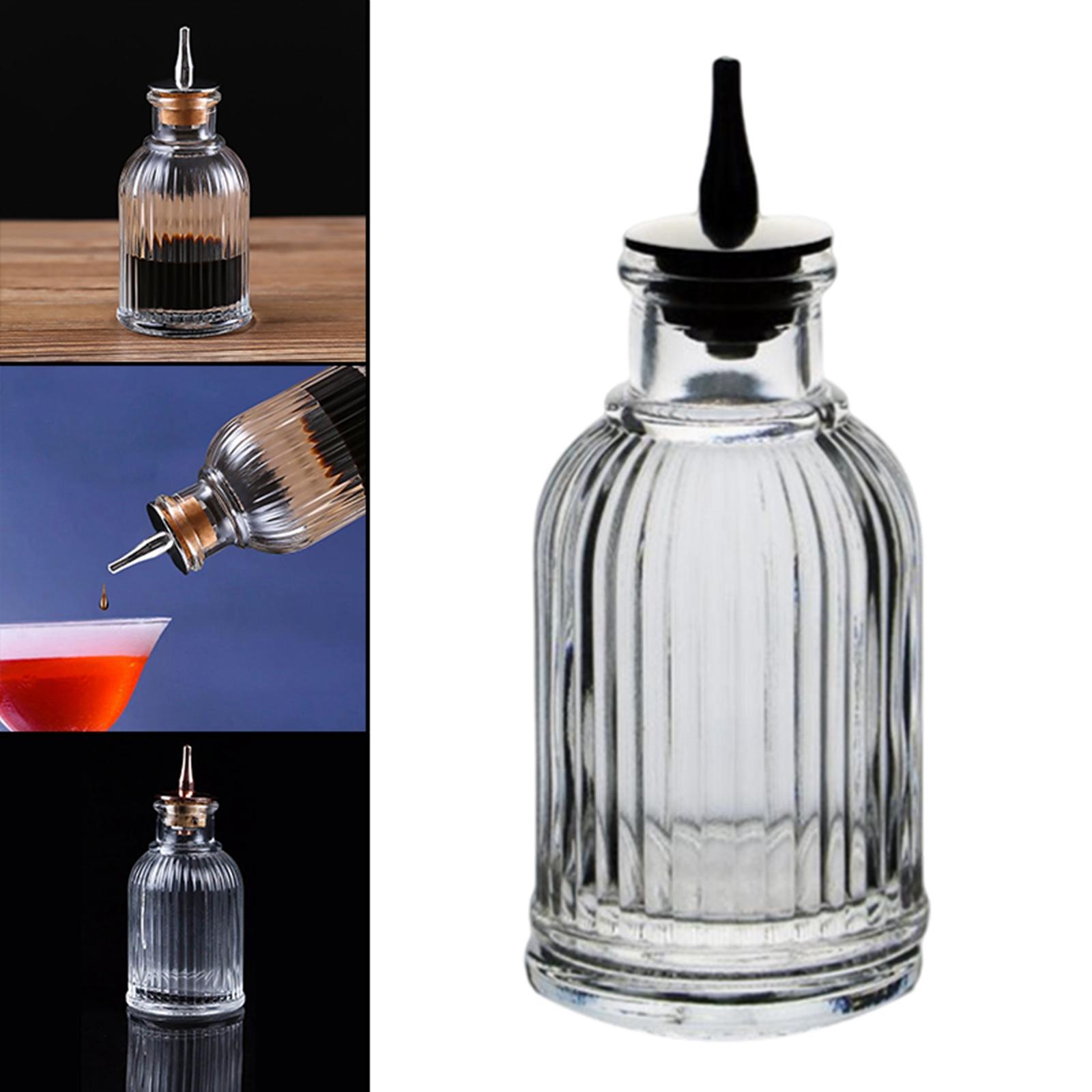 Glass Bitter Bottle Display Wine Bottle Bartender ... – Vicedeal