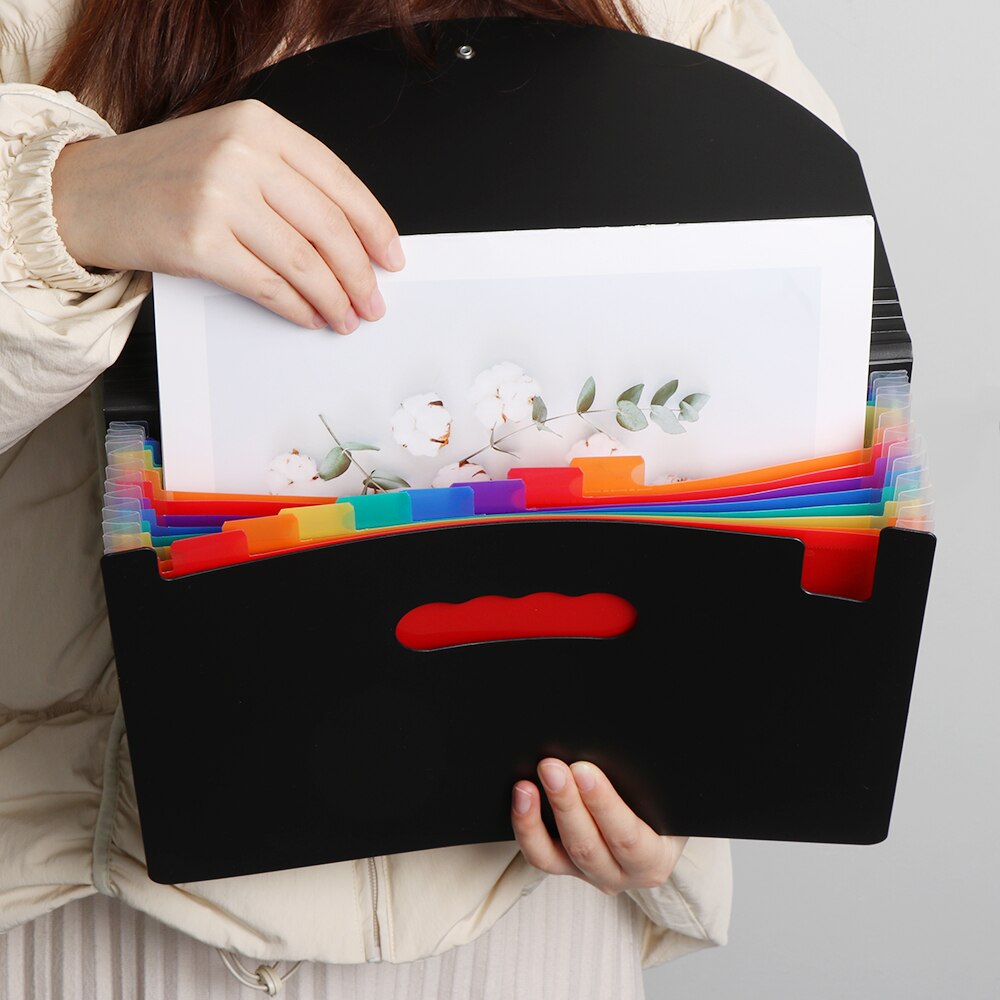 1 Pc Kleurrijke 13 Pocket Expanding File Map Inged... – Vicedeal