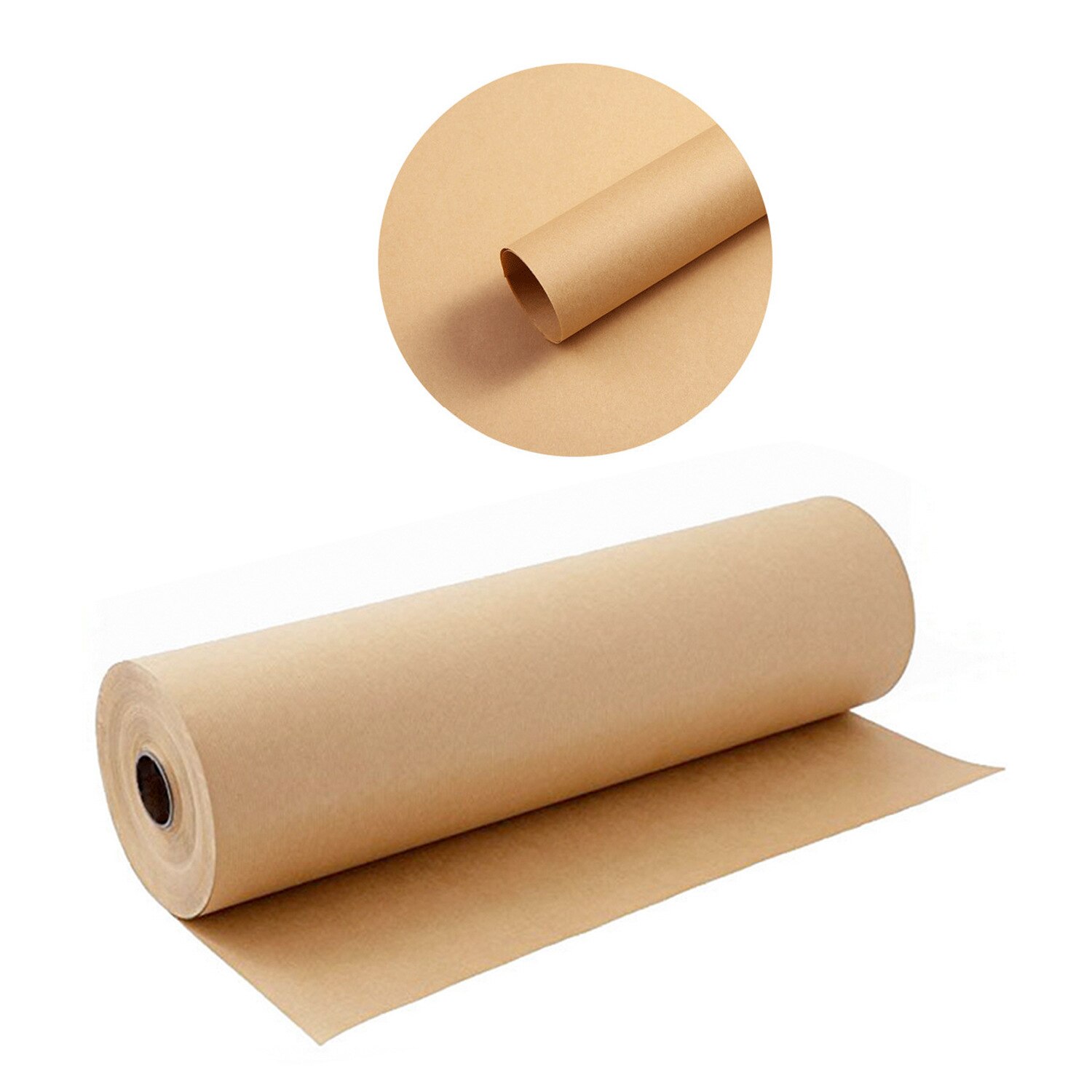 30 Meter Bruin Kraft Inpakpapier Roll Voor Bruilof... – Vicedeal