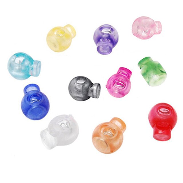 10pcs Colorful Cord Lock Ball Transparent Clip Sto... – Grandado