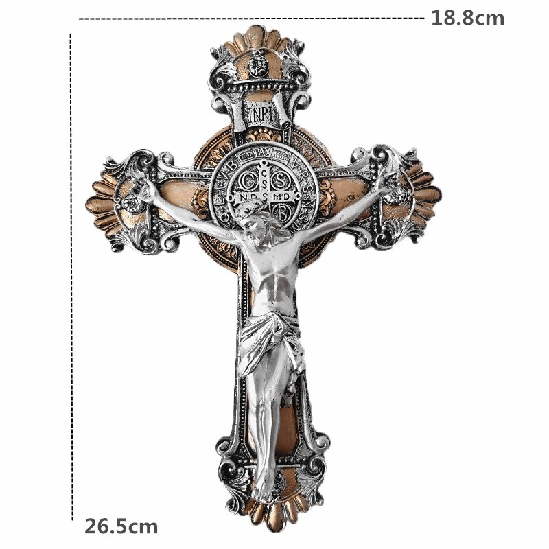 Nordic Style Jesus Cross Handicrafts Making Wall D... – Grandado