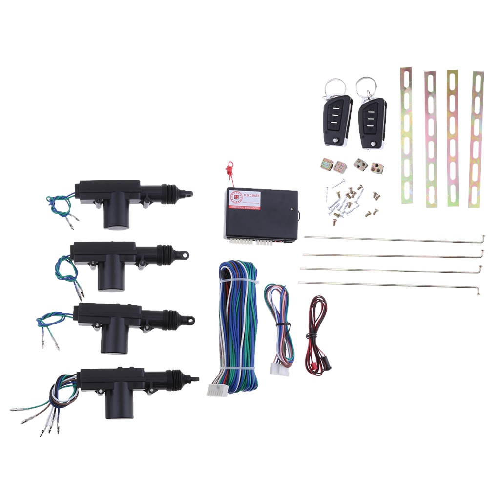 4 Door Power Central Lock Kit w/2 Keyless Entry Ca... – Vicedeal