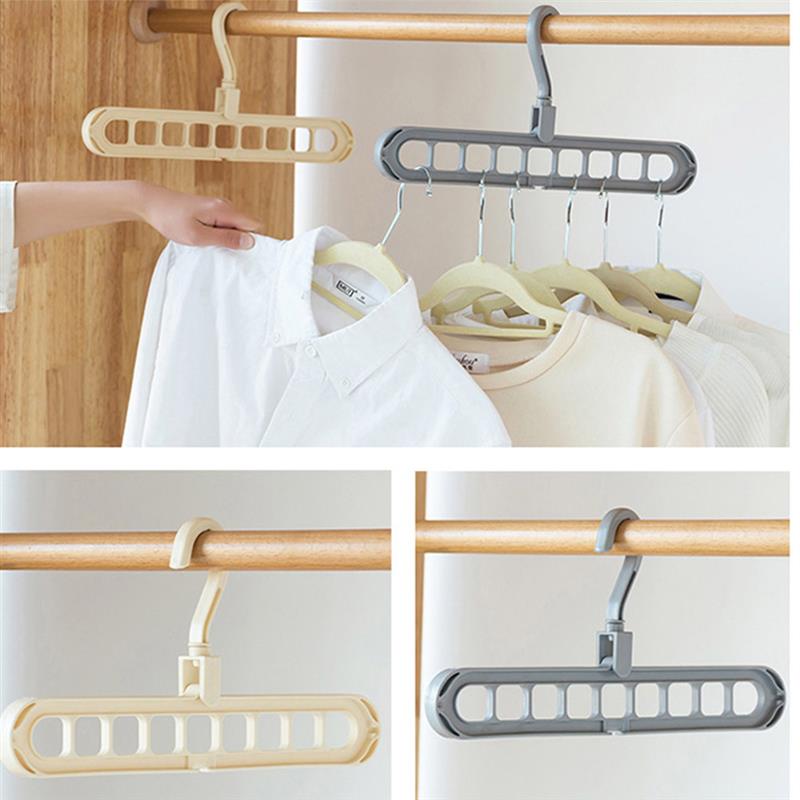 Multi-port Support Circle Clothes Hanger Clothes D... – Grandado
