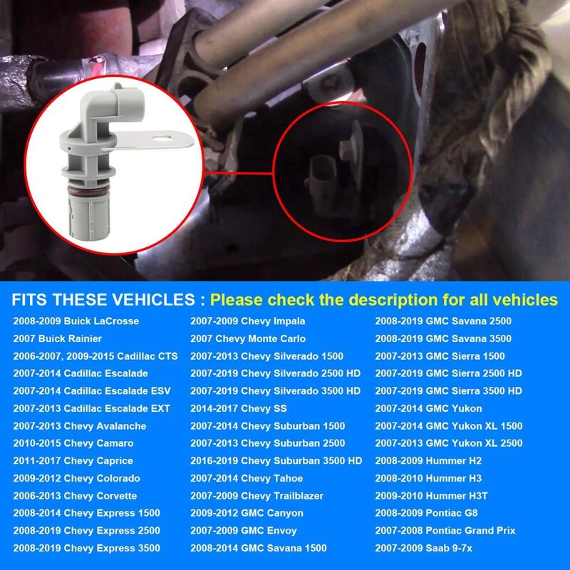 Car Engine Crankshaft Position Sensor for Gm Buick... – Vicedeal
