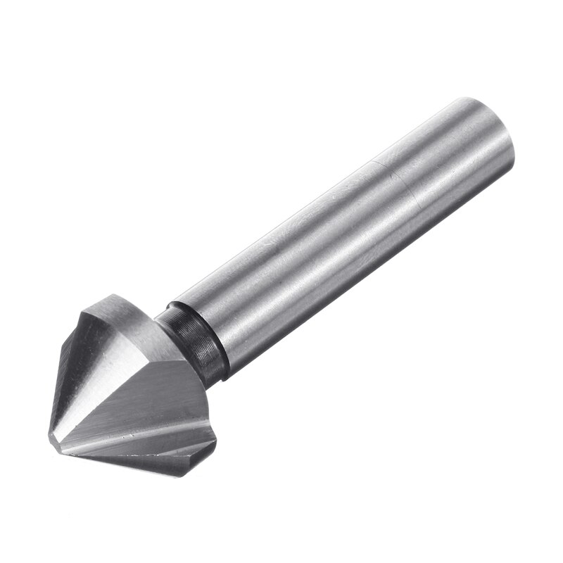 Round shank 6pcs 3 Flute 90 Degree HSS Chamfer Cha... – Grandado