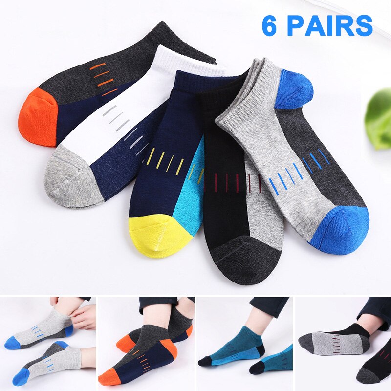 Good Healthy 6Pair Men Invisible Socks Cotton Brea... – Vicedeal