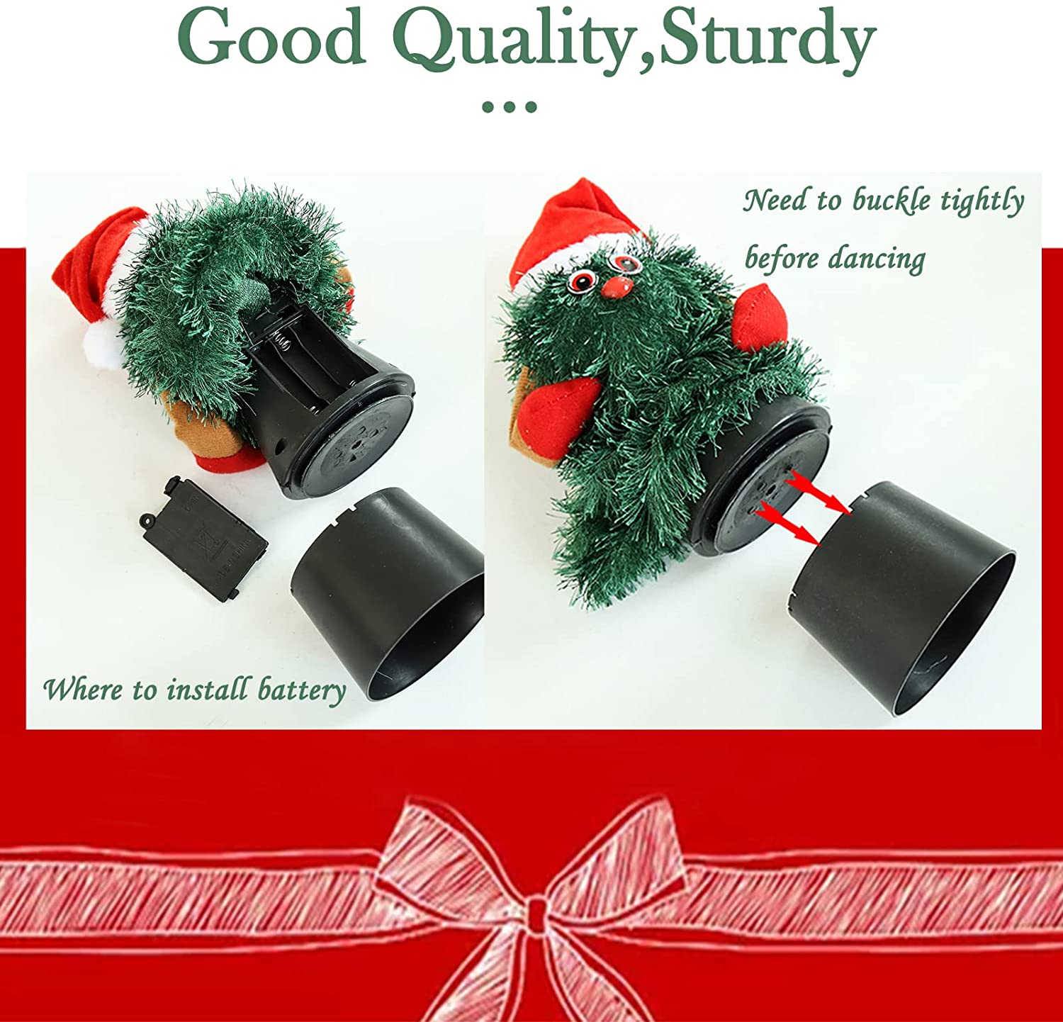 Electric Dancing Christmas Tree Funny 360 Degree R... – Grandado